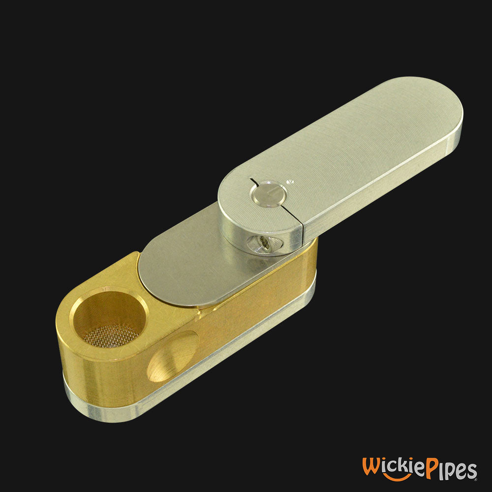 High Tech Pipes METRO Brass Smoking Hand Pipe