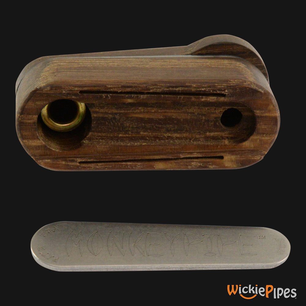 Monkey Pipe Fisherman's Friend Storage Built-In Smoking Pipe